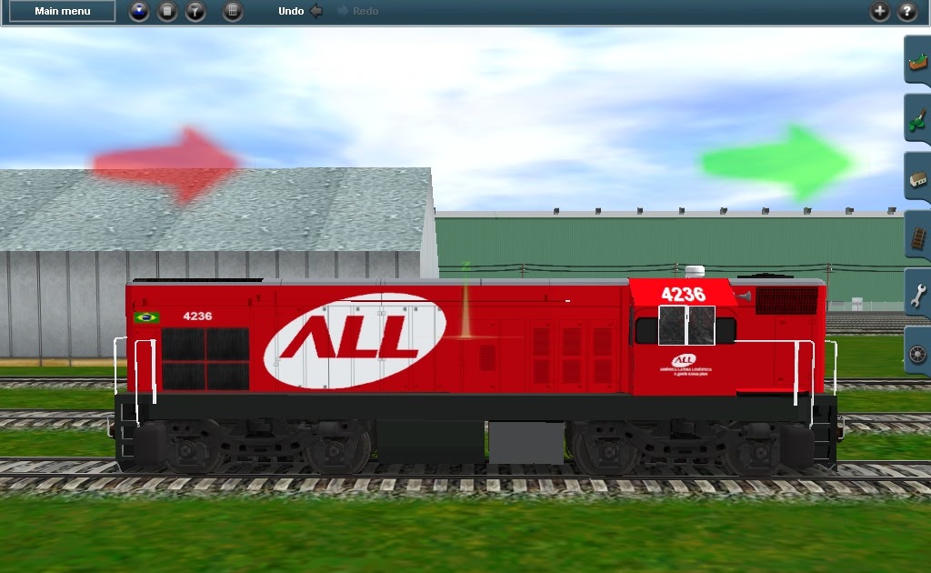 Simulador de trem ( trainz para PC/android): EMD G12 da ALL/rumo