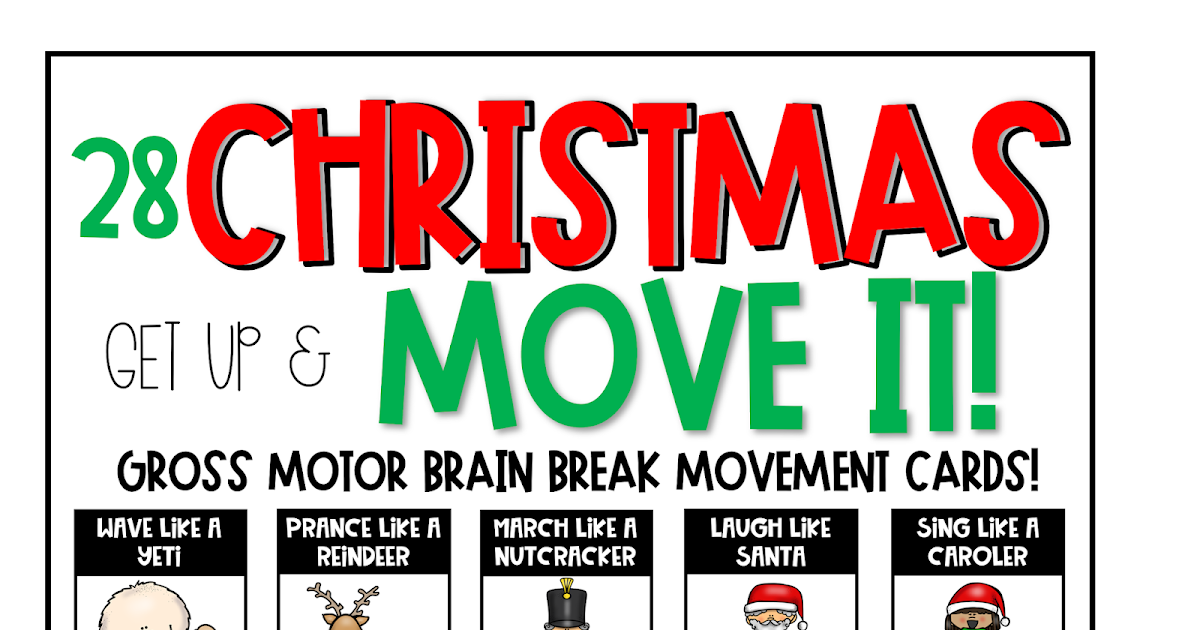 Simply Delightful in 2nd grade: Christmas brain break movement cards