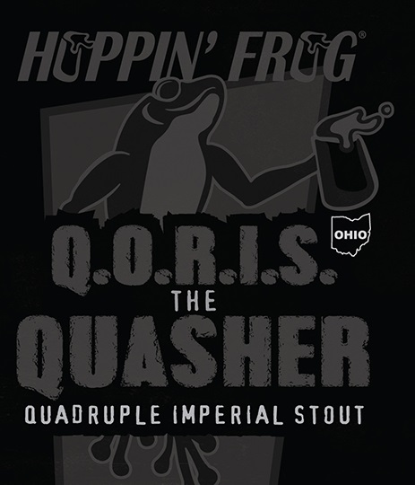 The Wine and Cheese Place: Hoppin' Frog Q.O.R.IS. the Quasher Quadruple ...