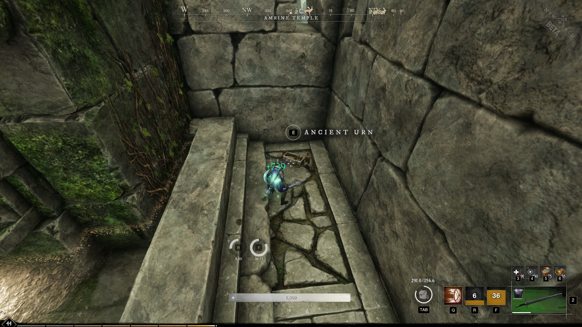 New World: Amrine Temple chest locations