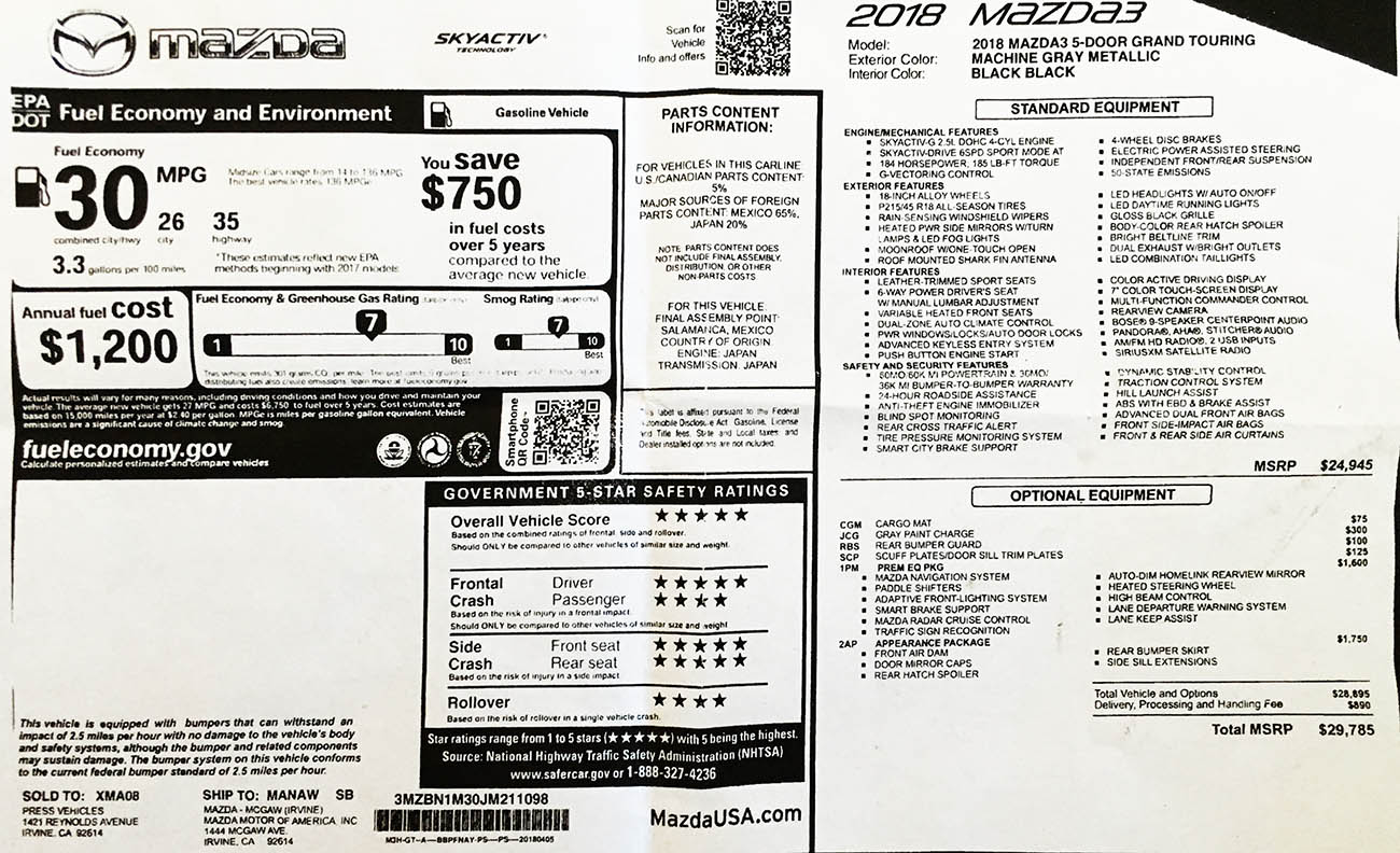 Mazda3 test drive - BurlappCar
