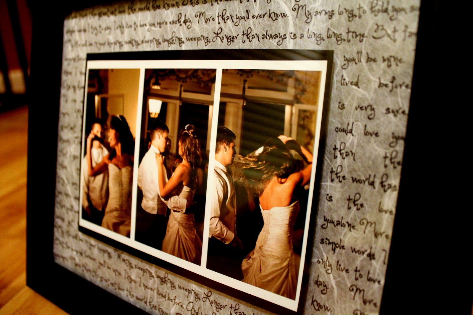 homevolution: DIY First Dance Frame