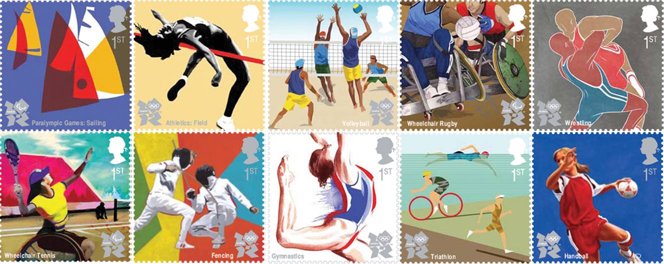 Olympic Sports & Games Philately: 2012 Olympic New Stamps
