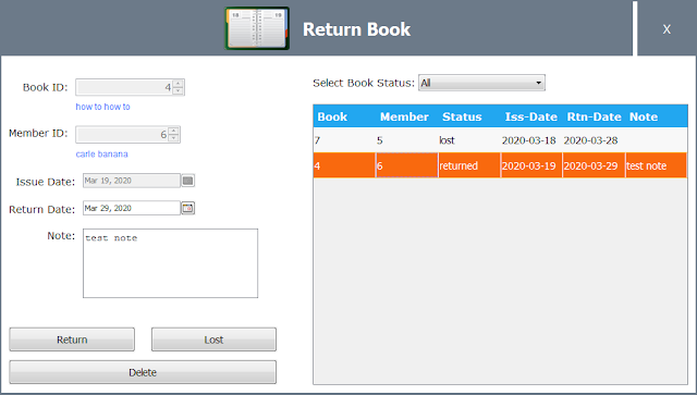 Java Library Management System Source Code - C#, JAVA,PHP, Programming ...