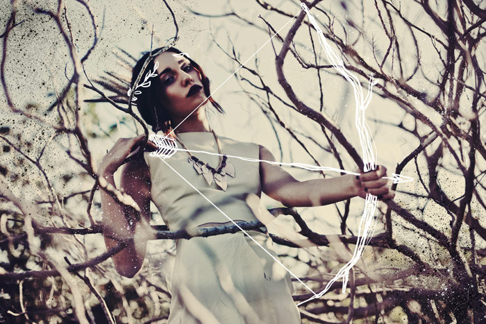 glittering heads dream.: she dances, with the ink.