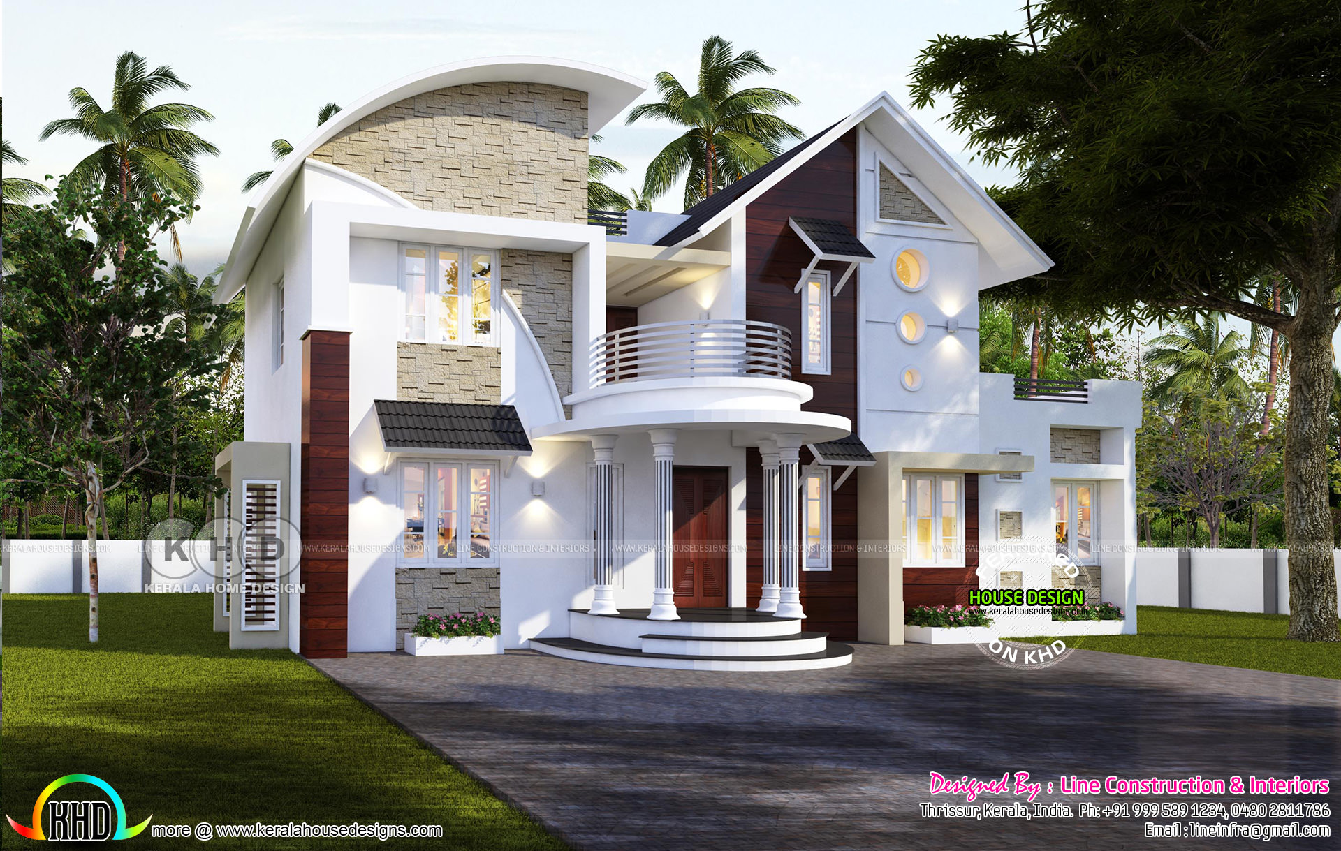 Super awesome Modern Kerala home design 2633 sq-ft - Kerala Home Design ...