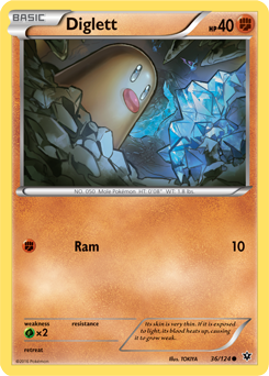 Diglett -- Fates Collide Pokemon Card Review | PrimetimePokemon's Blog