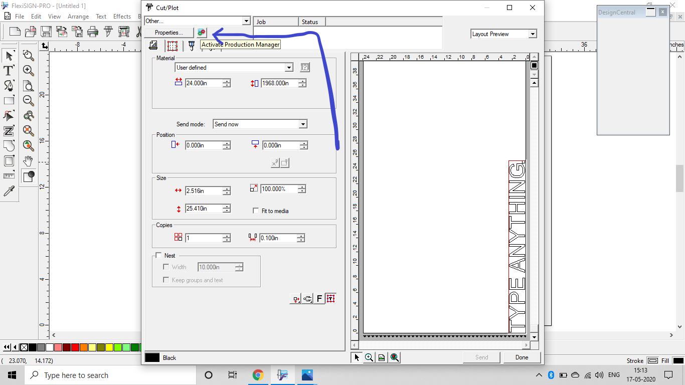 Setup Vinyl-Cutter(new plotter) in Flexi-Sign