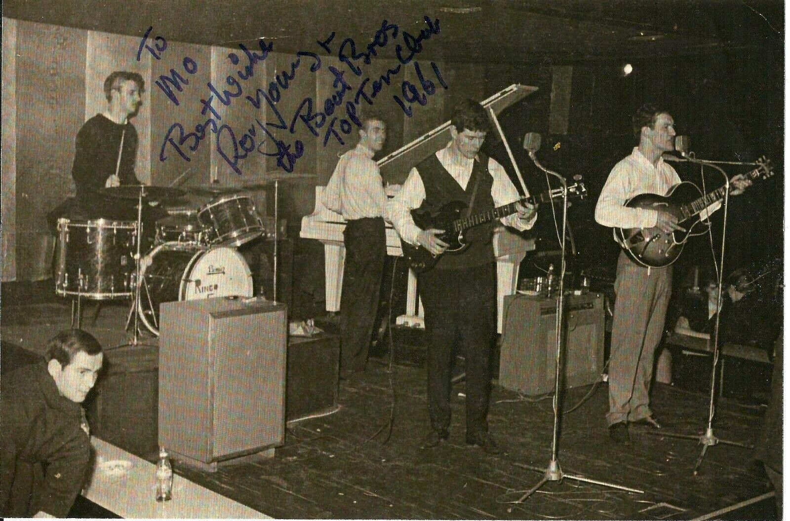 Vintage Beatles pic: Ringo backs Tony Sheridan and the Beat Brothers