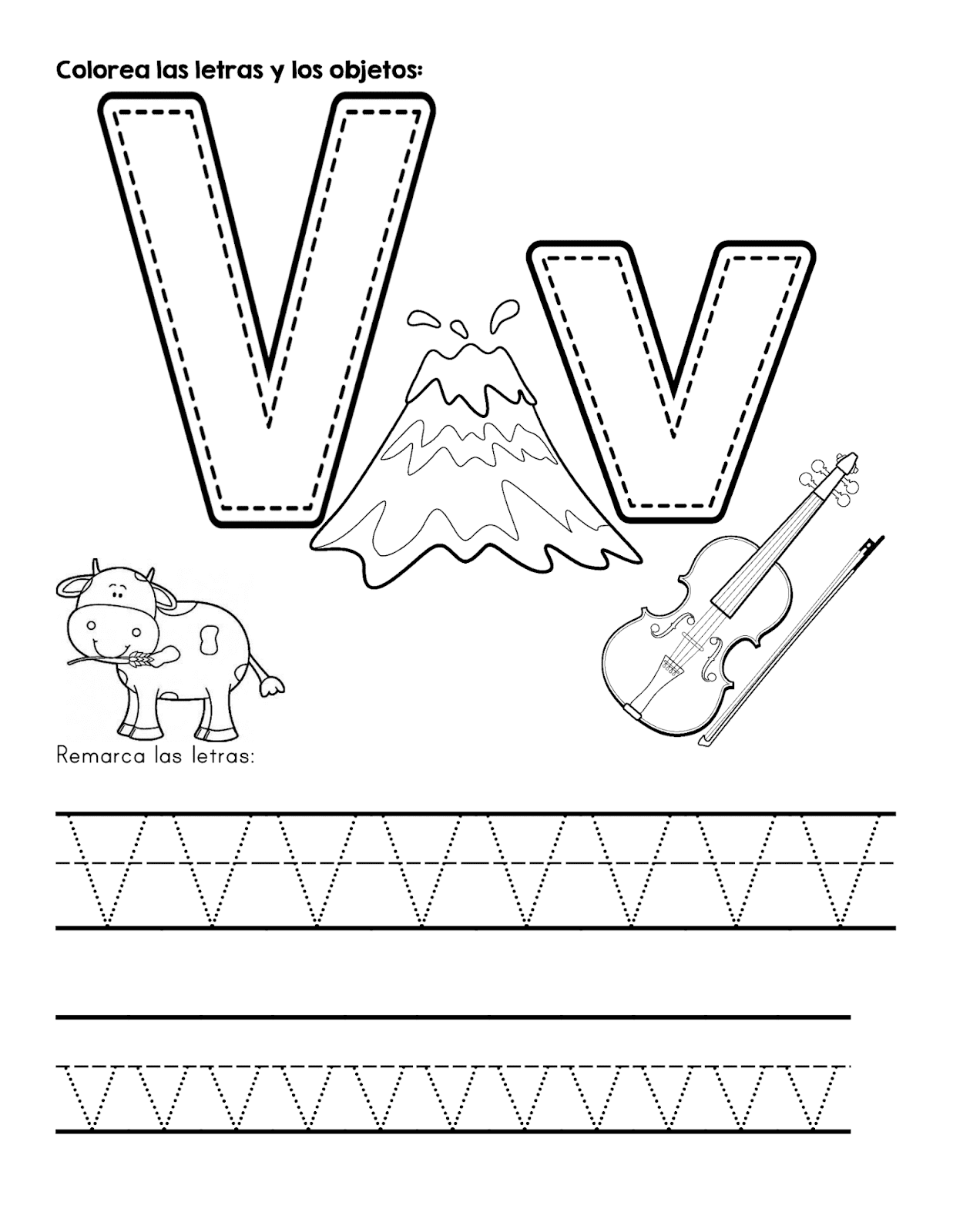 Abecedario para colorear | Materiales Educativos para Maestras