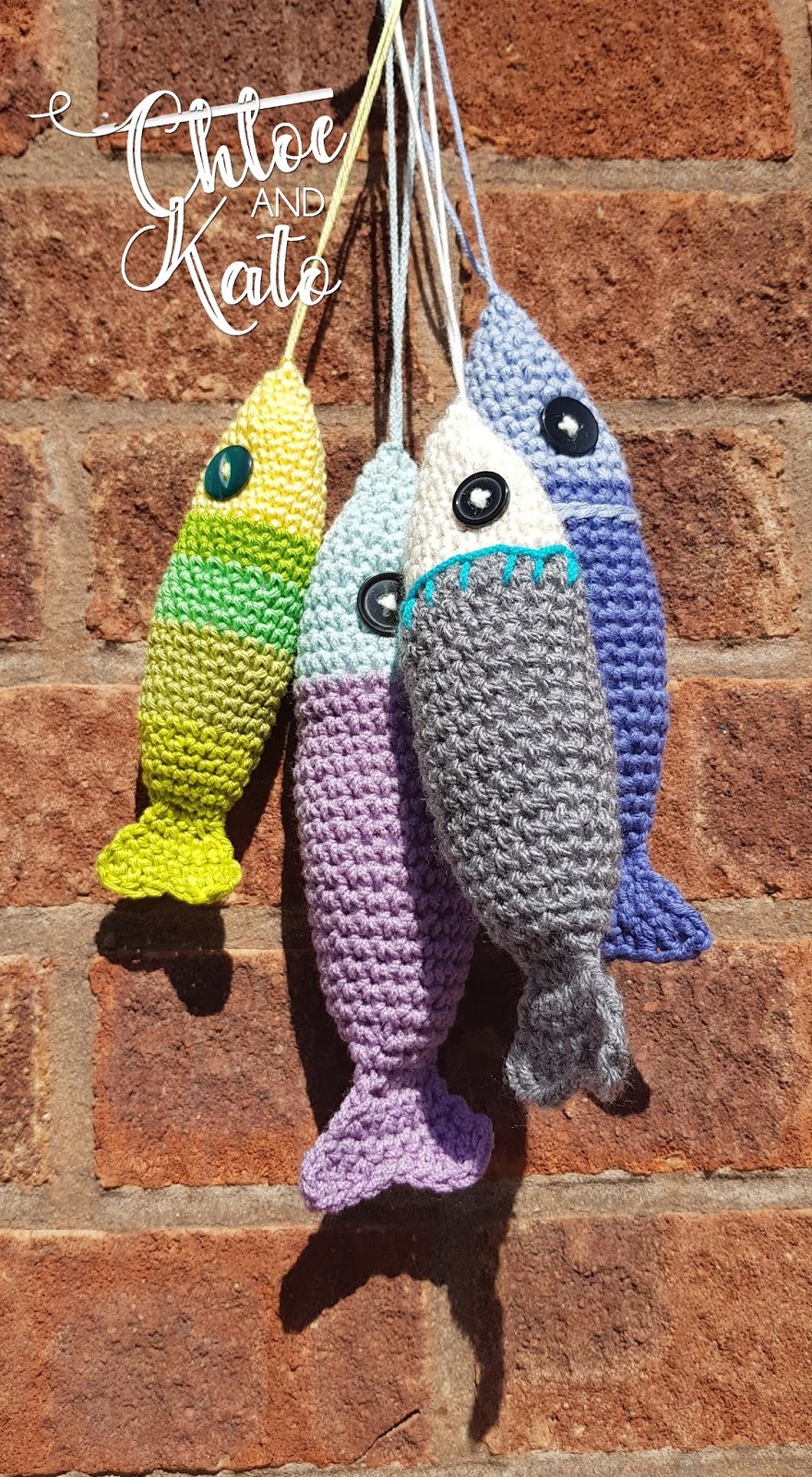 Chloe and Kato Crochet and Crafts: Catch of the Day - Crochet Hanging ...