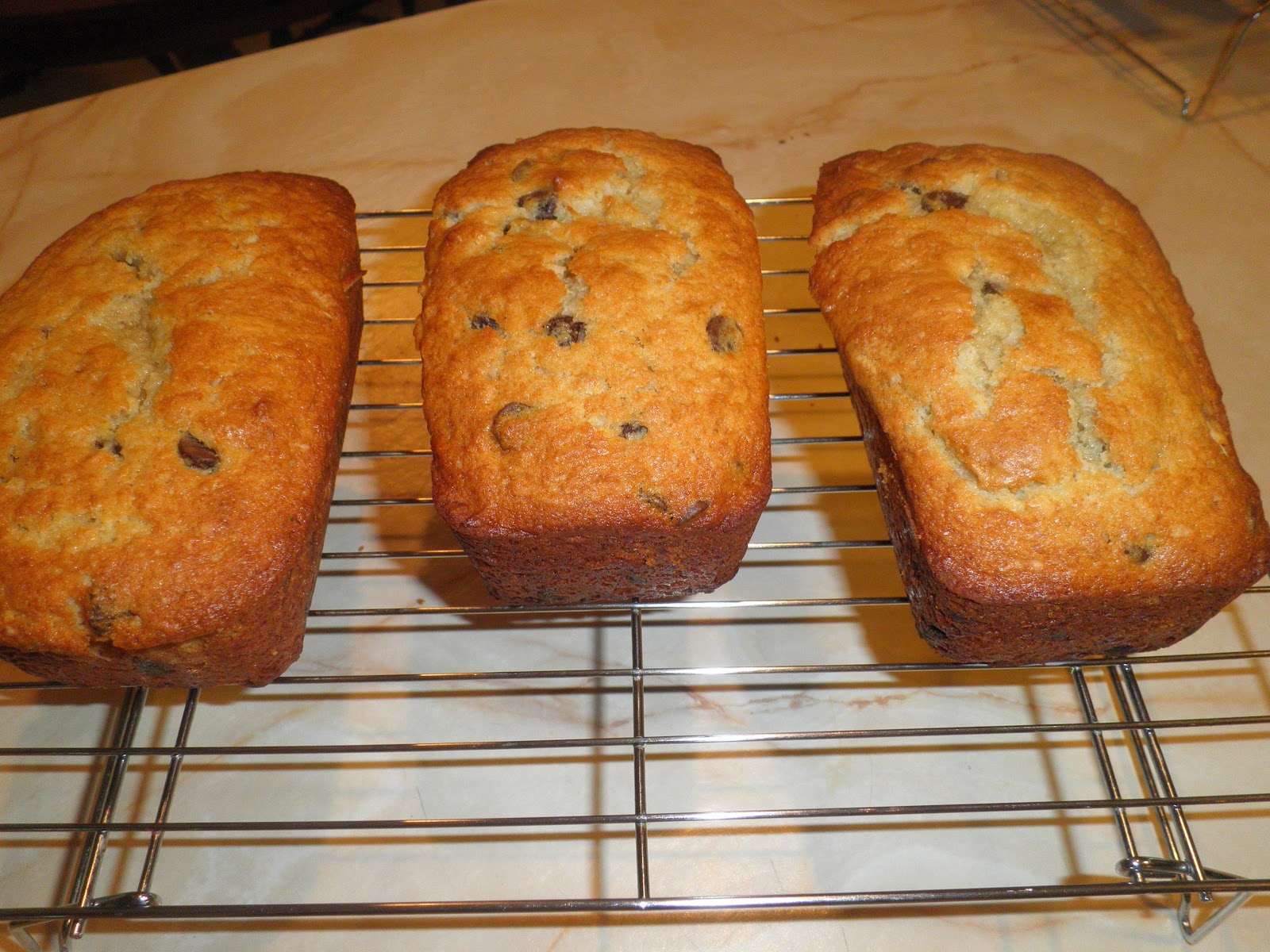 Secrets from the Cookie Princess: Chocolate Chip Coconut Banana Rum Bread