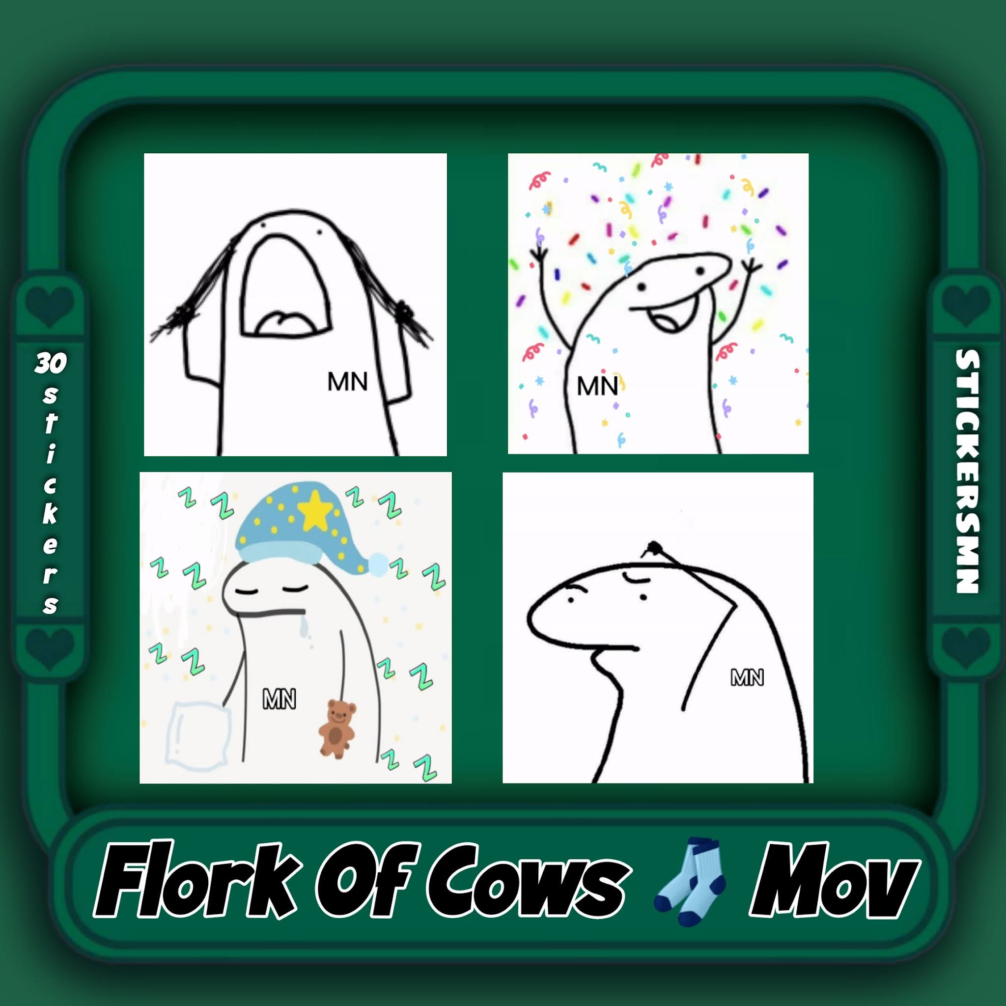 Flork of cows 🧦 Mov