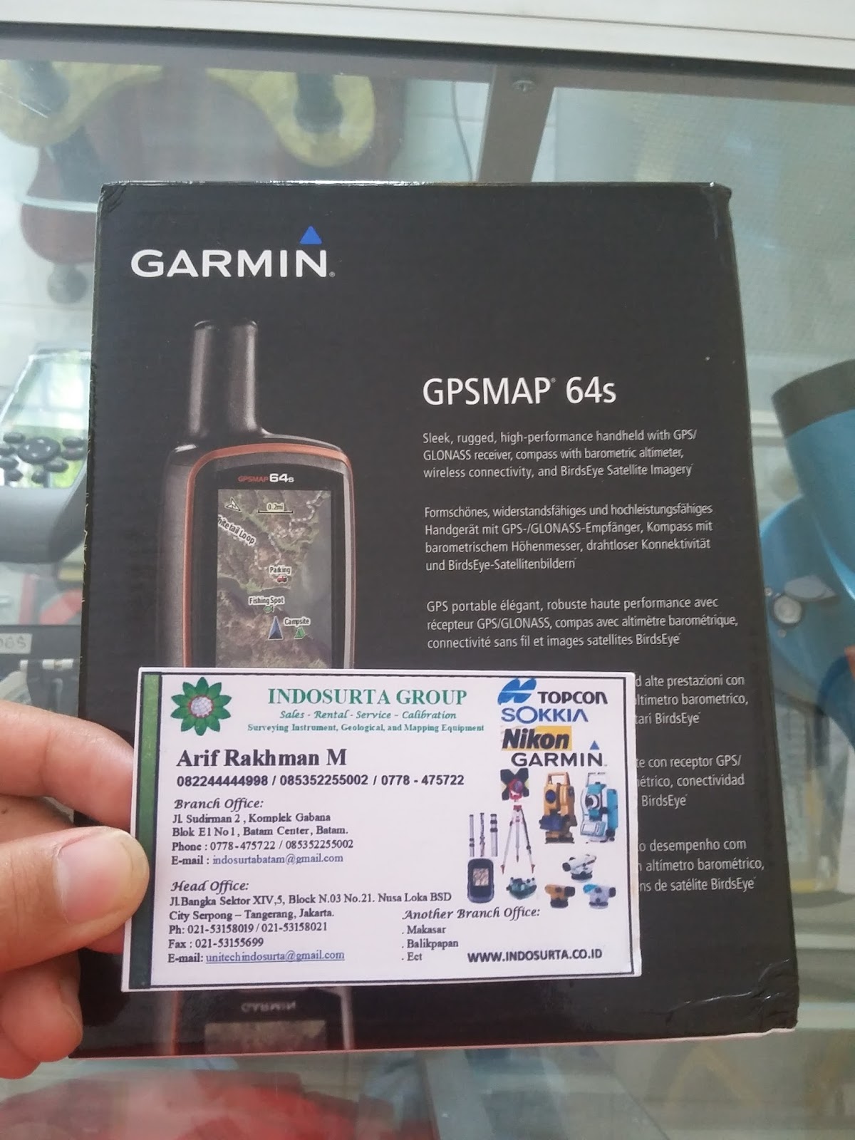 JUAL GPS GARMIN 62s ALAT UKUR LUAS LAHAN / TANAH