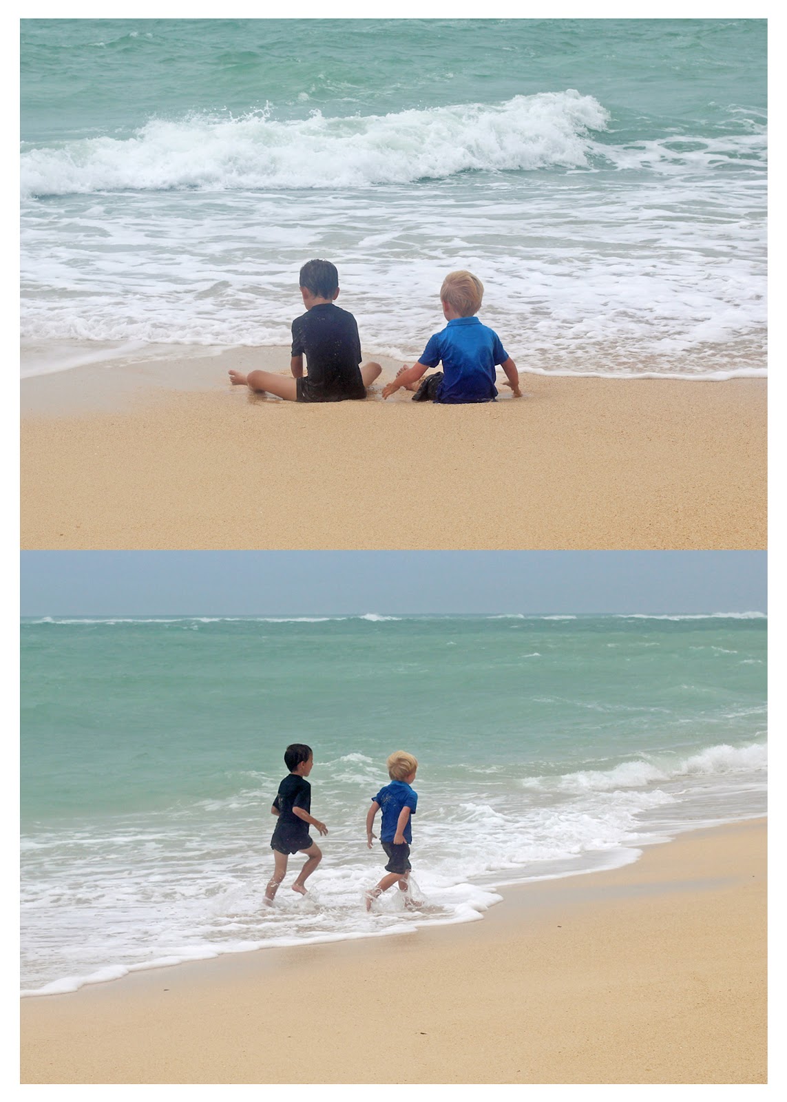 Enjoying Life With 4 Kids: Playing in the Waves
