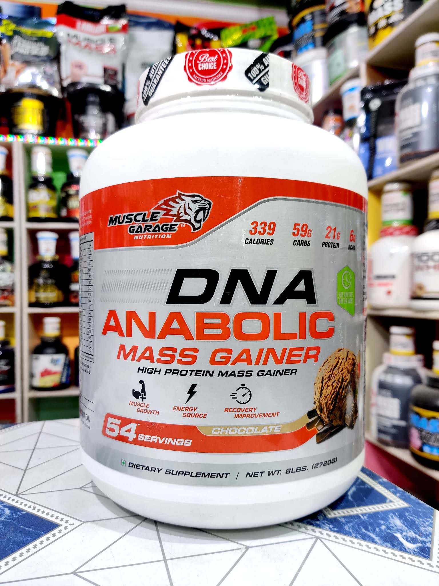 Muscle Garage DNA Anabolic Gainer 3kg, 54 Servings - NCRFS