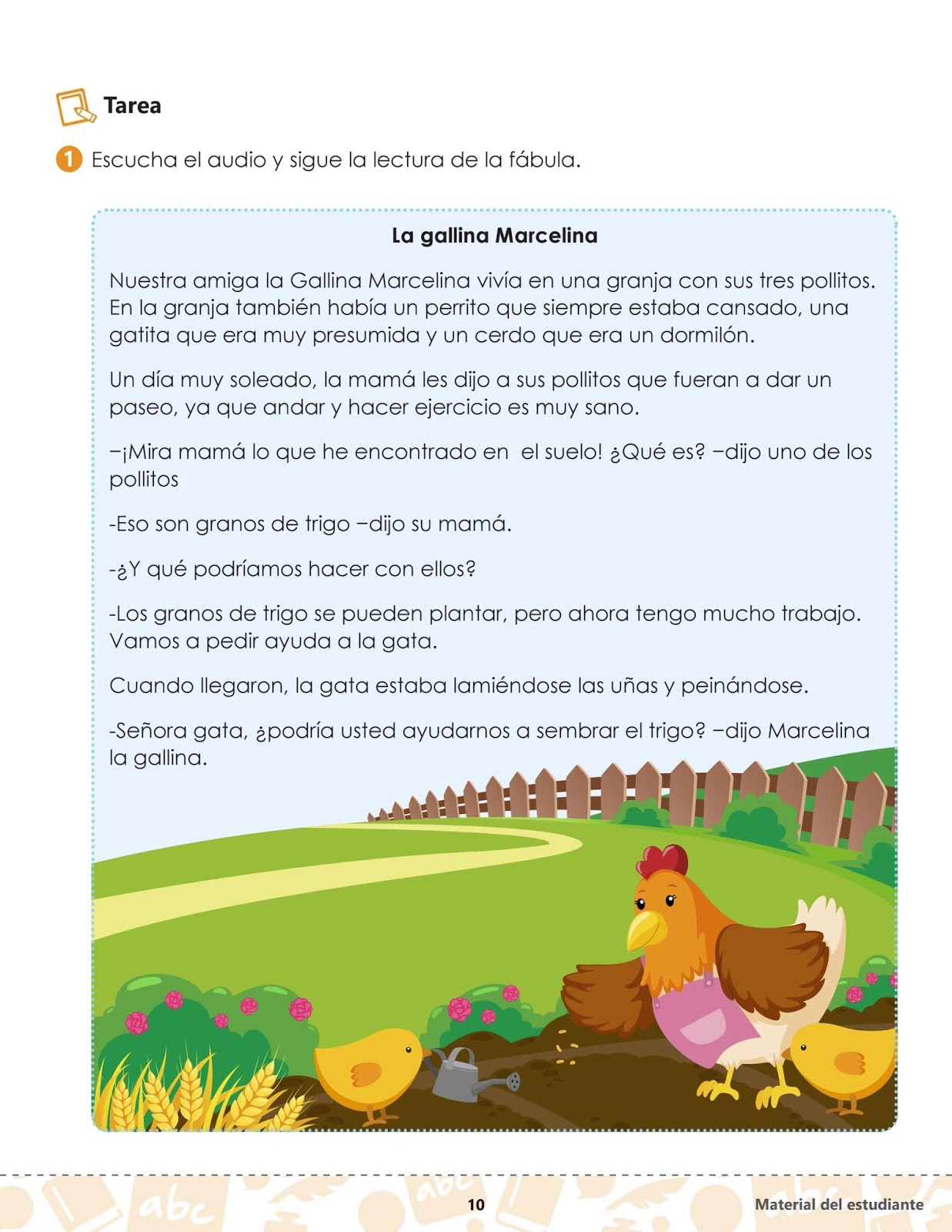 GUÍAS DE ACTIVIDADES SEGUNDO GRADO: LA FÁBULA 2
