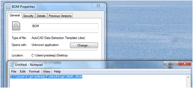 AutoCAD automatic BOM update by single command