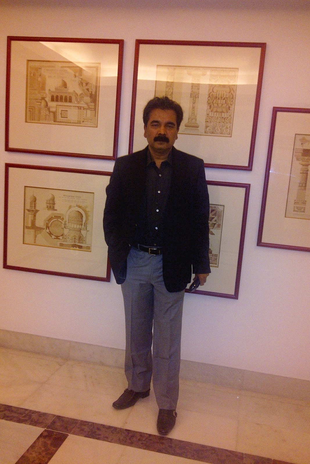 Creativity: Mithileshwar Thakur at Hotel Trident ,Chennai