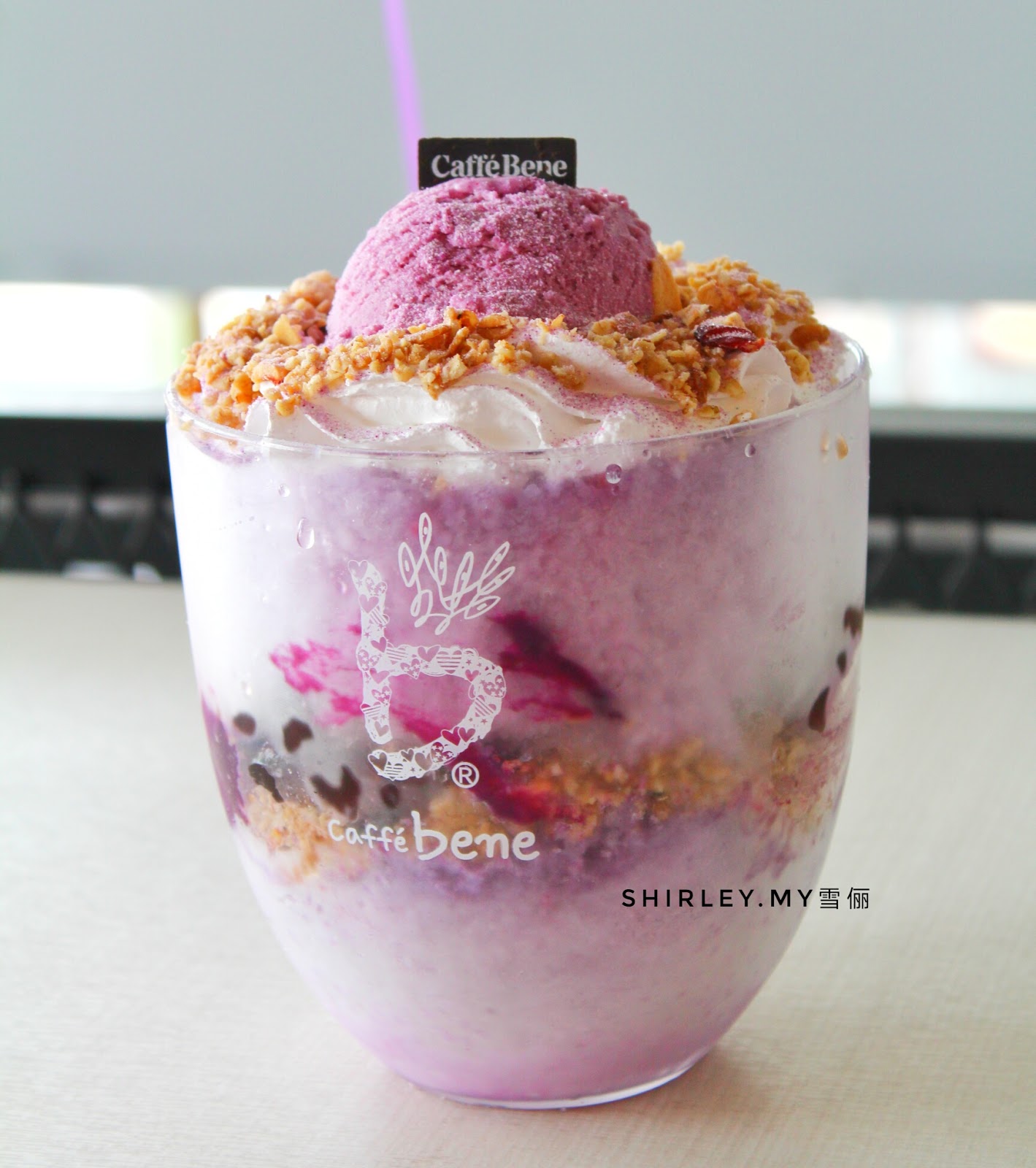 Ultra Violet Sweet Potato Desserts at Caffe Bene, One Utama Shopping ...