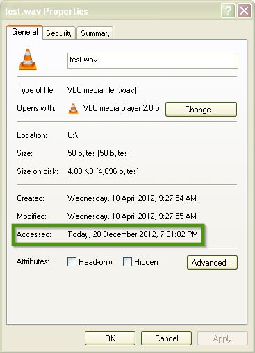 Change last access time for a File in Java NIO Example | ThinkTibits!