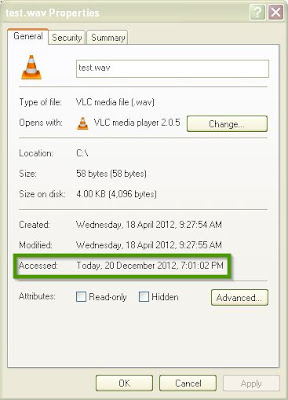 Change last access time for a File in Java NIO Example | ThinkTibits!