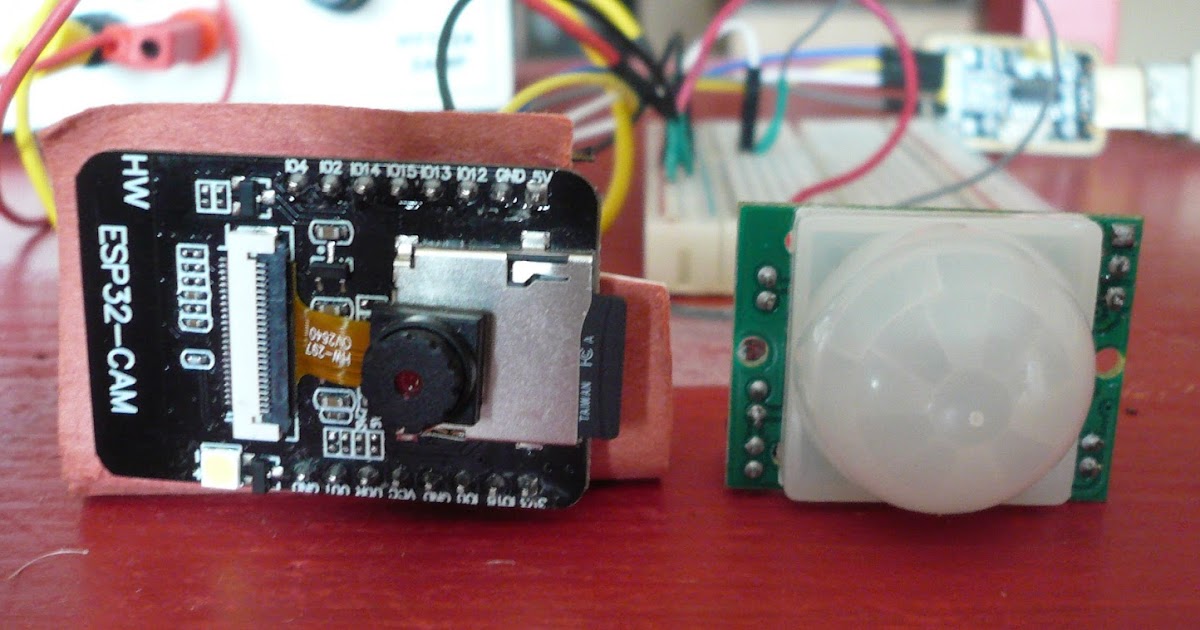 Électronique en amateur: ESP32-CAM et capteur infrarouge passif (PIR)