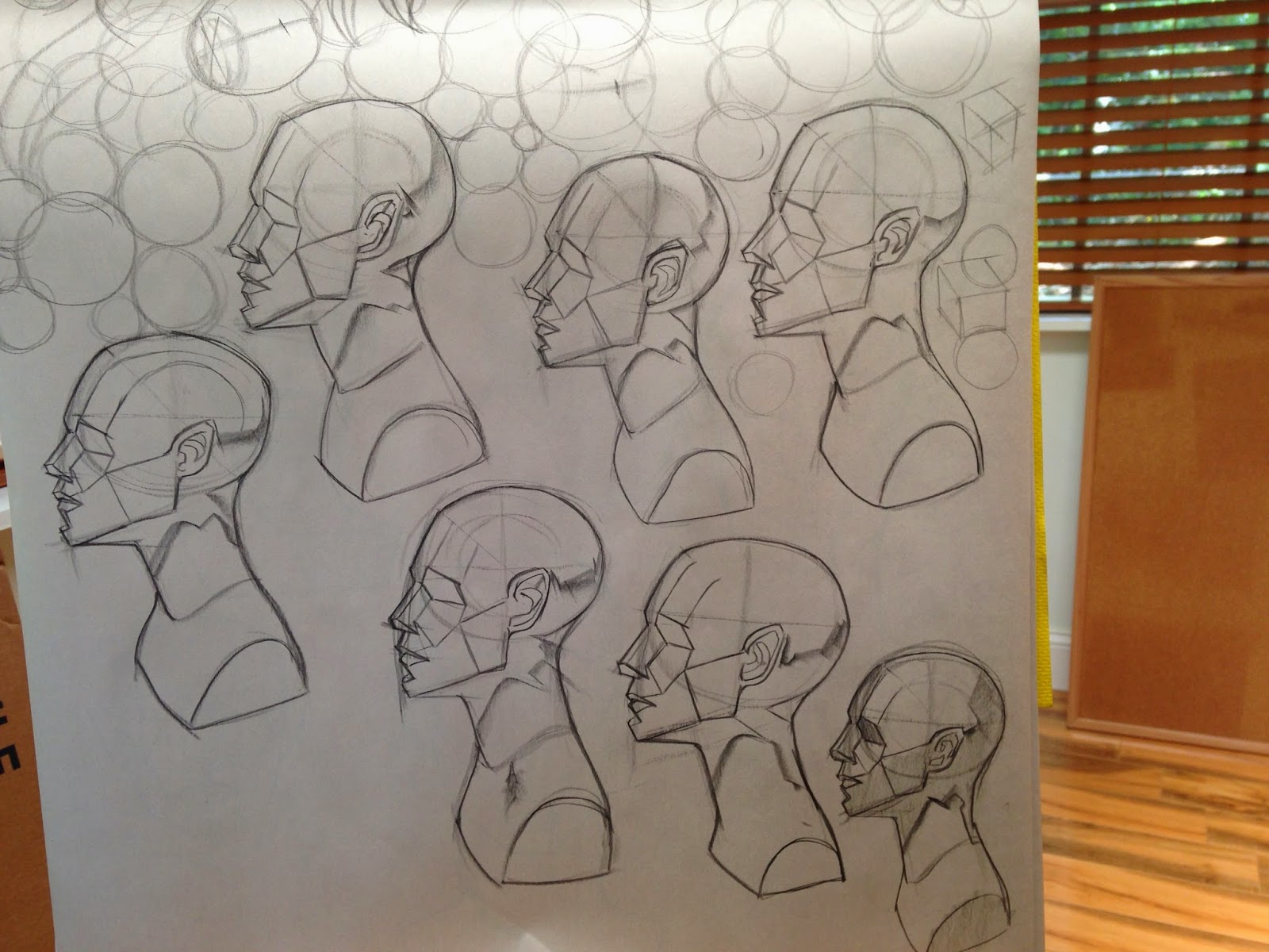 Drawing Madness!: Planar head studies and some more sculpts