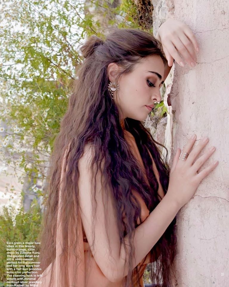 Esra Bilgic Aka Halima Sultans Cover Shoot For Hello Pakistan Magazine Daily Infotainment