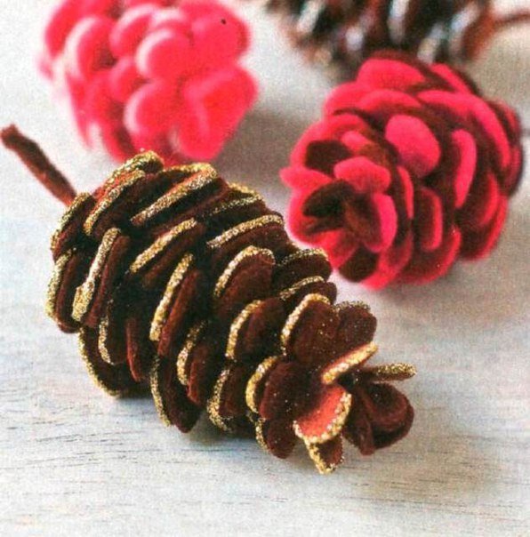 Tutorial Pinha de Natal Decorativa faça você mesmo