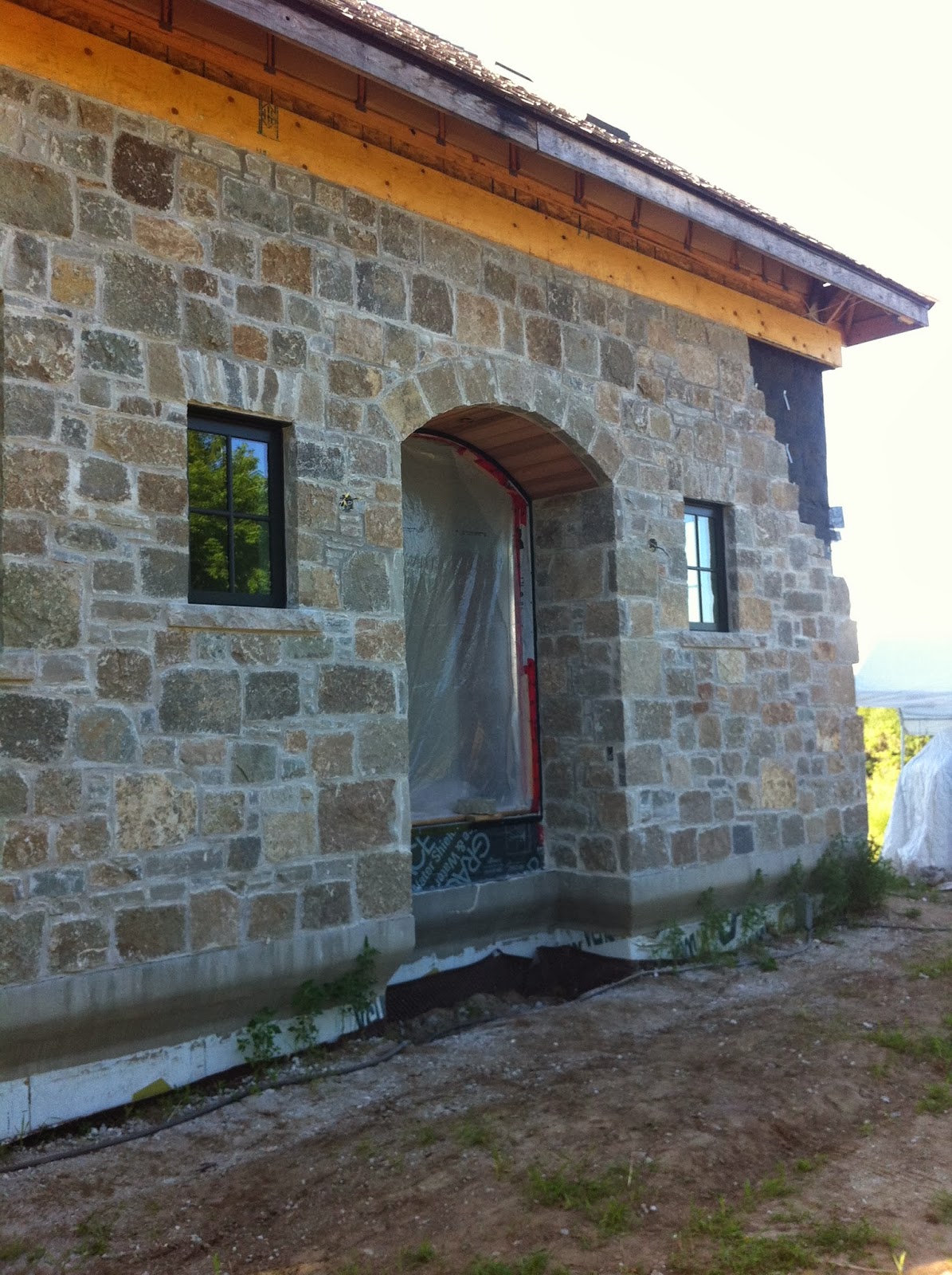 Building Walnut Farm: Belgian Style Steel Door