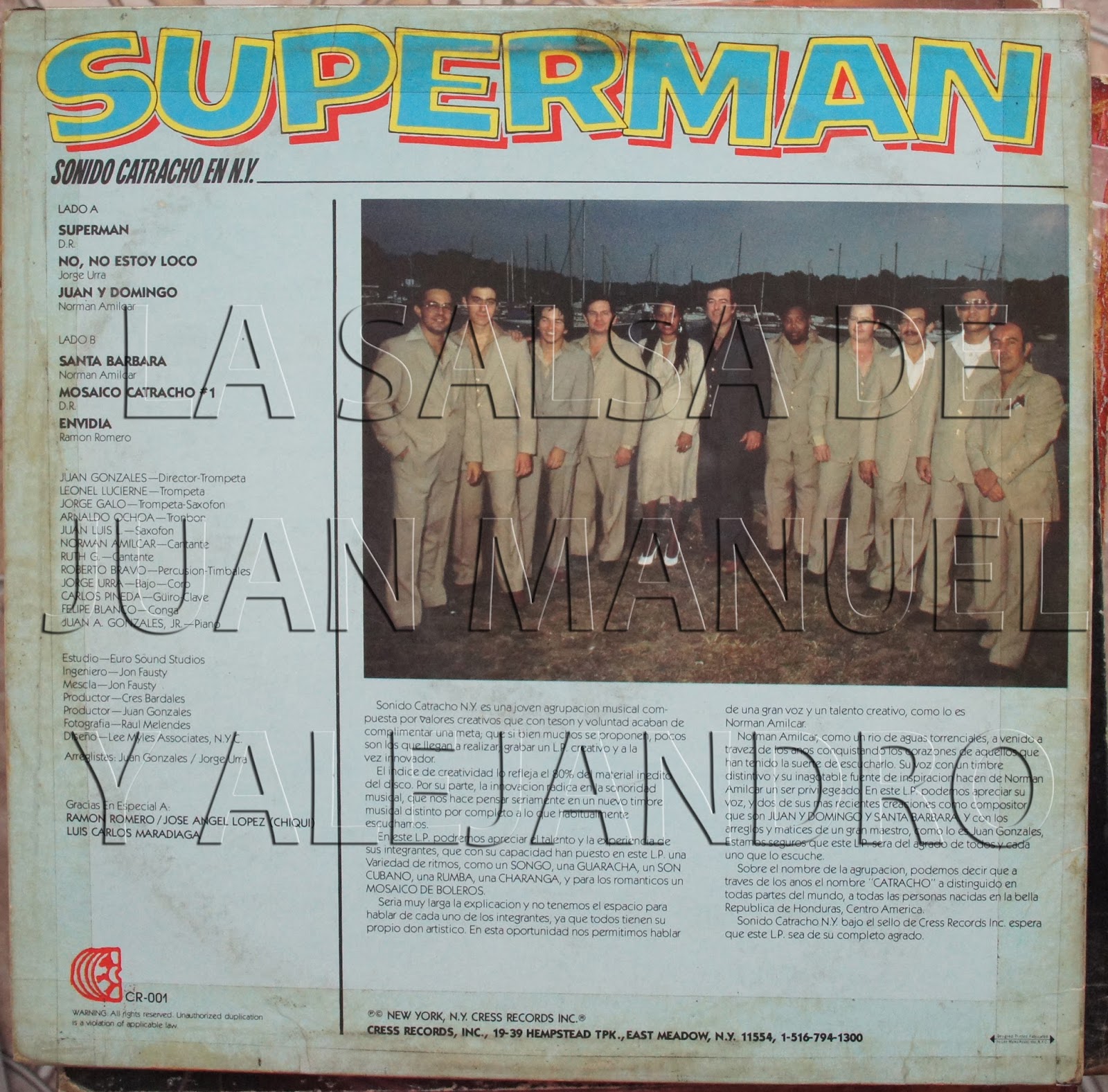 LA SALSA DE JUAN MANUEL Y ALEJANDRO ® : SONIDO CATRACHO EN NY AÑO 1983 ...