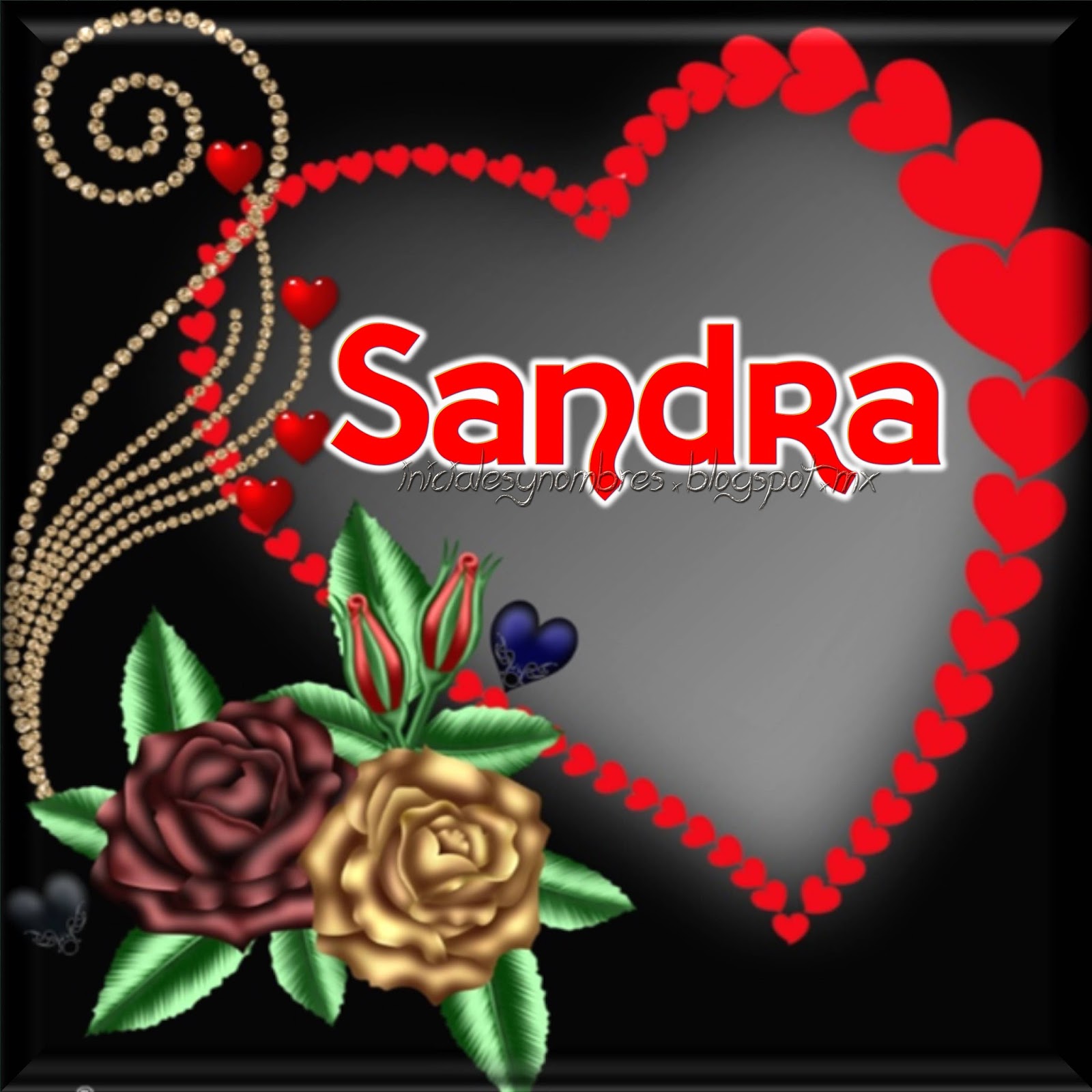 INICIALES Y NOMBRES PARA TI: HERMOSO CORAZON CON NOMBRES