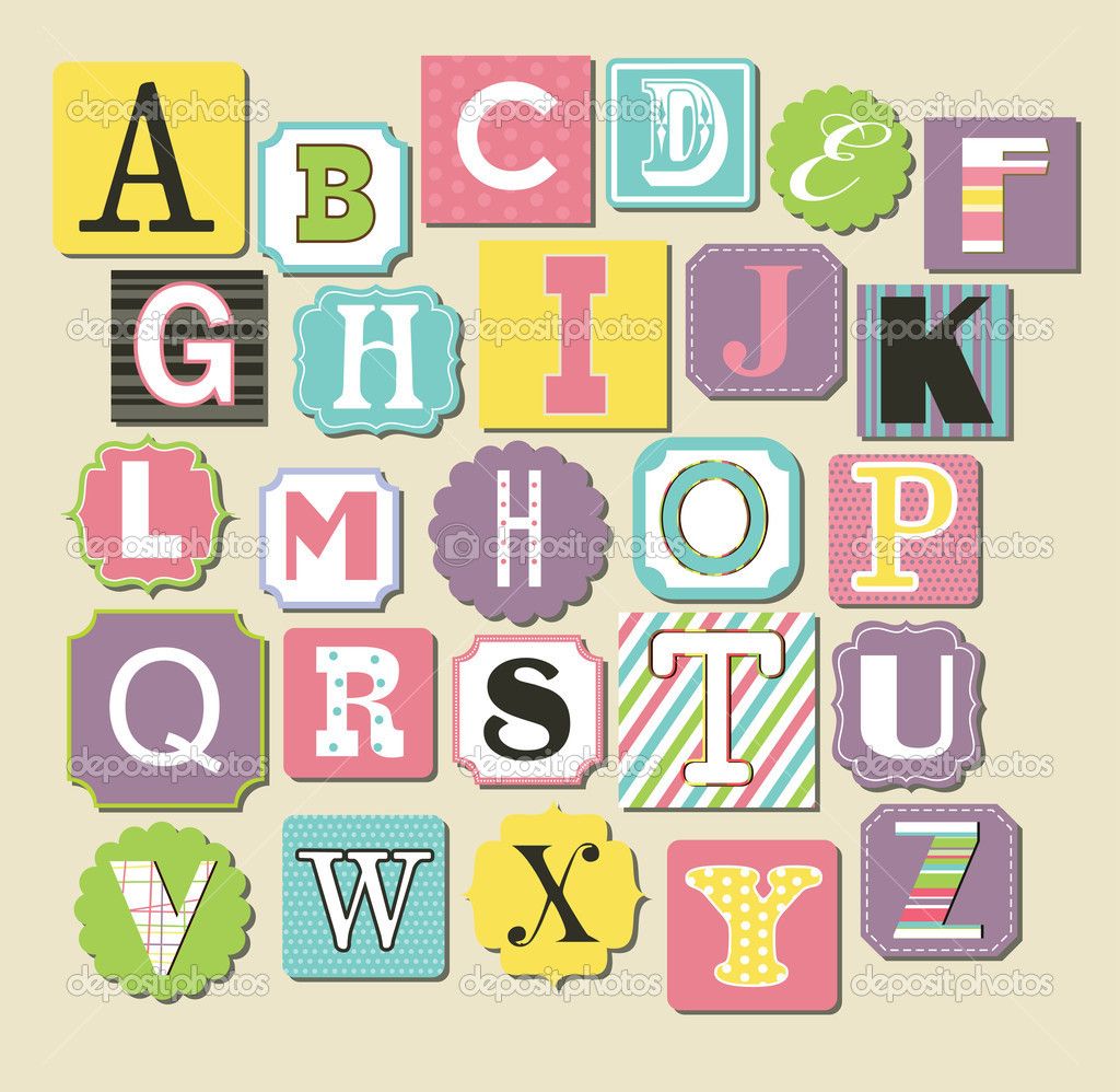 Cute Alphabet Letters Designs - Birthday Letter