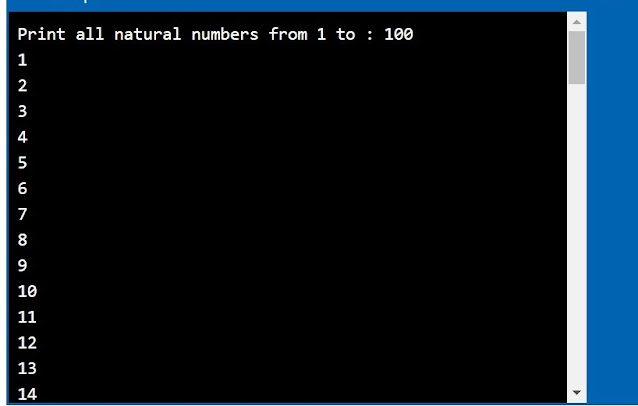 C Program To Print All Natural Numbers From 1 To N Using While Loop c-program-to-print-all-natural-numbers-from-1-to-n-using-while-loop