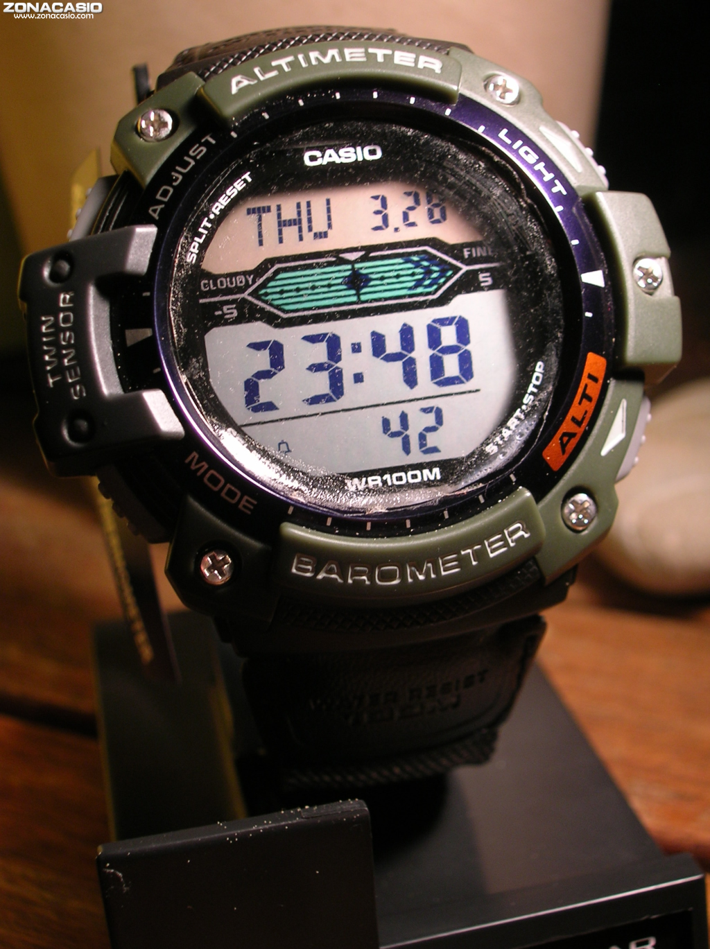 Zona Casio: Prueba: SGW-300, Twin Sensor con función barométrica