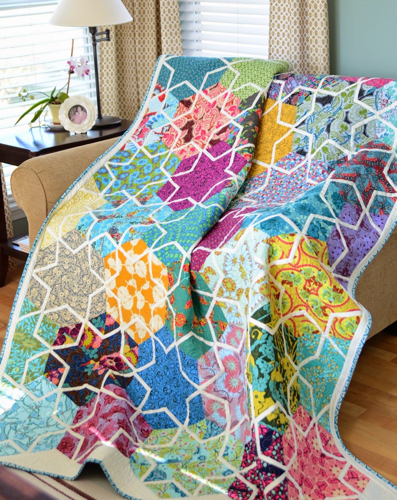 Hyacinth Quilt Designs: Starlit Evening