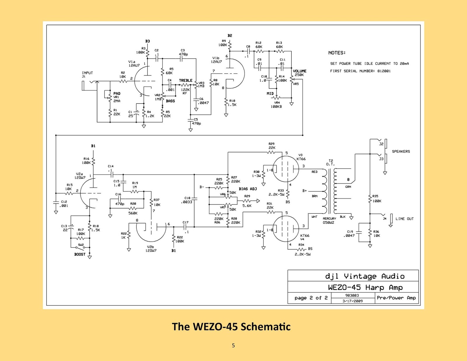The MegaTone WEZO-45 Harmonica Amp