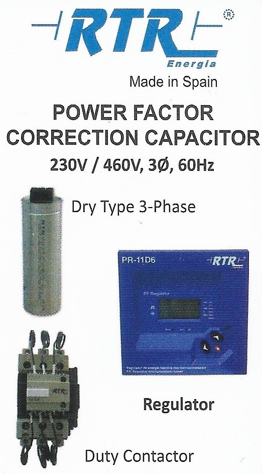 MaximaxSystems.com: RTR POWER FACTOR CORRECTION CAPACITOR