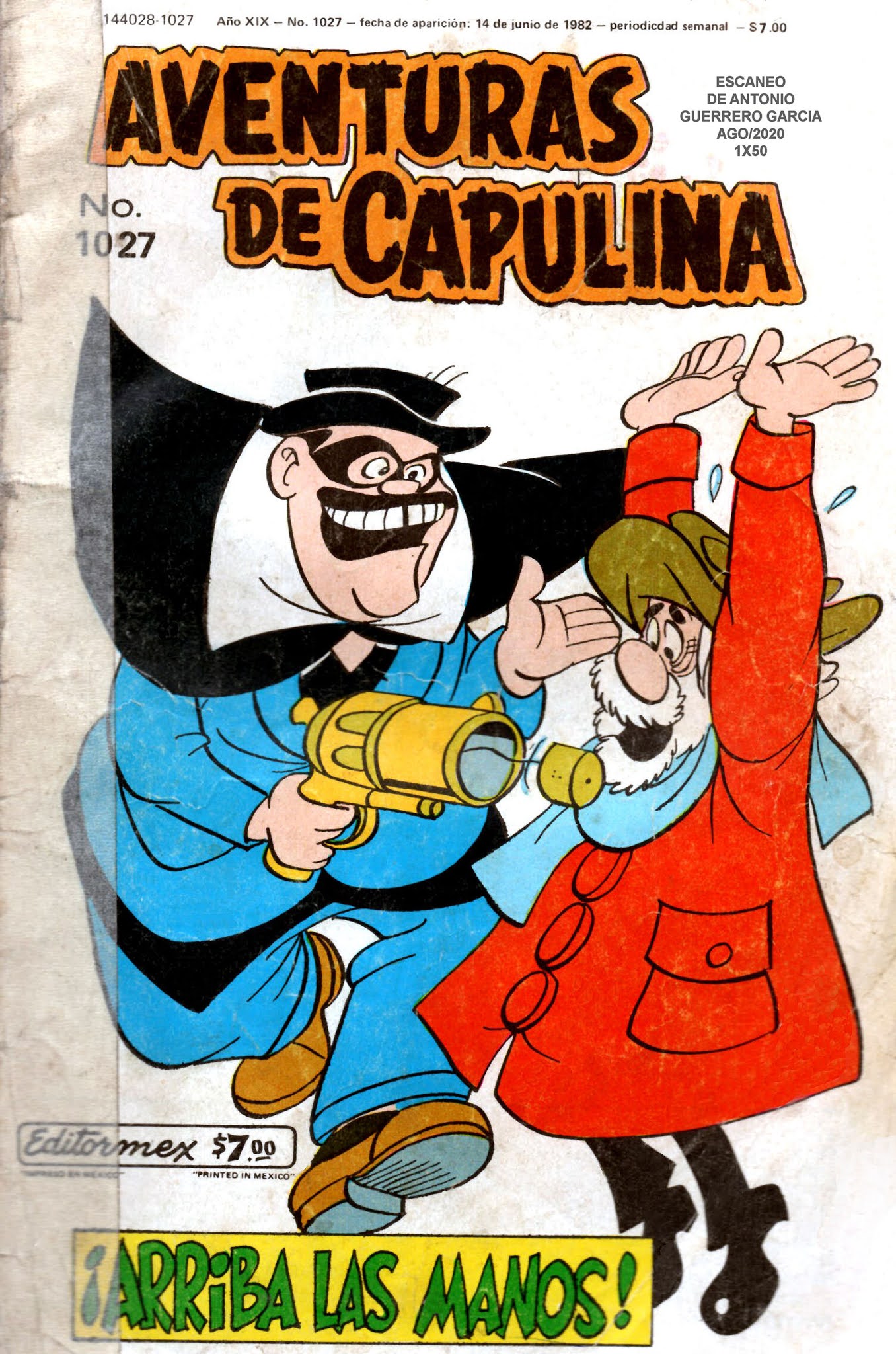 Comics Mexicanos de Jediskater: Aventuras de Capulina No. 1027 ...
