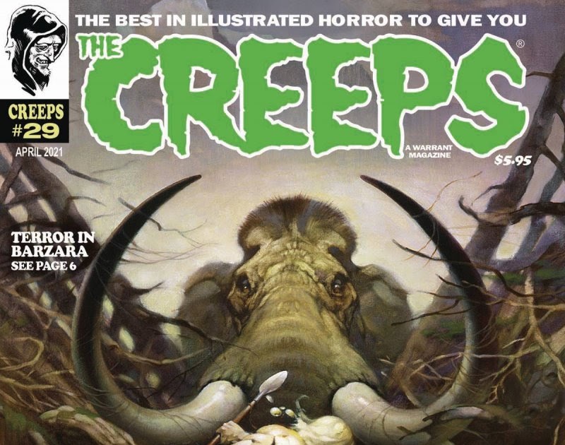 Cap'n's Comics: Creeps #29 Cover by Frank Frazetta