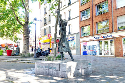 Paris : Hommage à Edith Piaf, une oeuvre de Lisbeth Deslile - XXème ...