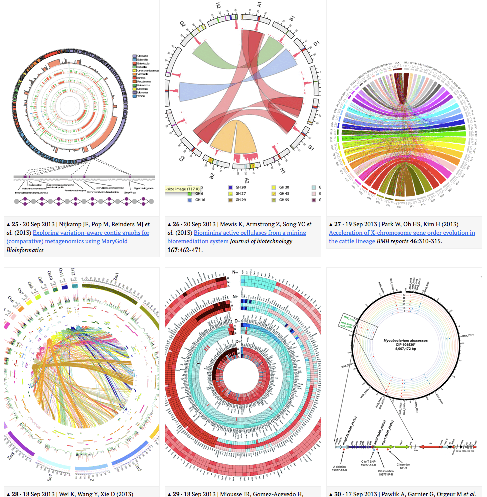 Guess which one's the Circos plot - Enseqlopedia
