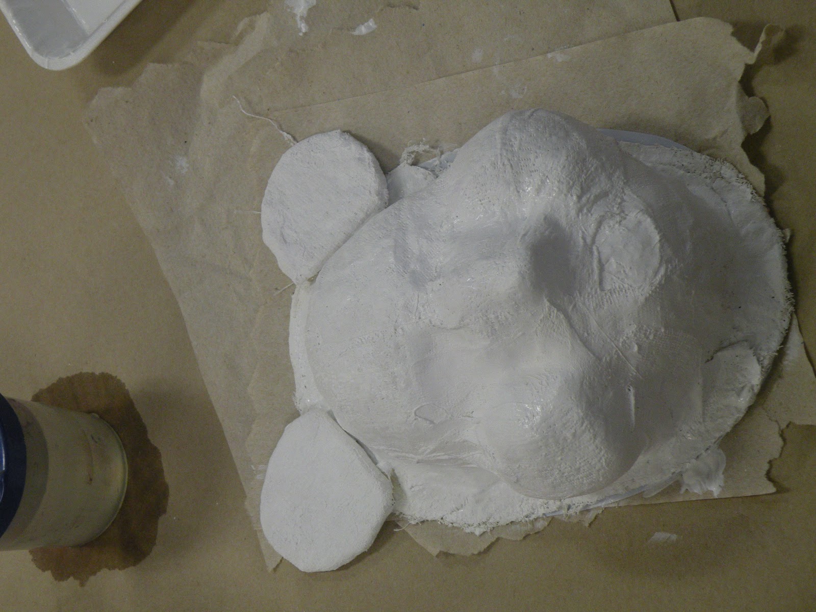The New Adventures of Old Ms. B.: Plaster Gauze Masks