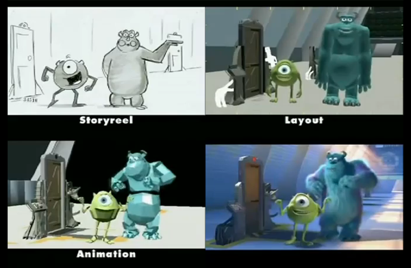 Living Lines Library: Monsters, Inc. (2001) - Storyboards
