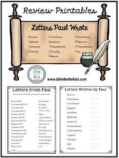 Letters From Paul Overview | Bible Fun For Kids