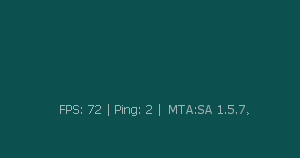 MTA SA Yeni FPS Ping Gösterge Scripti