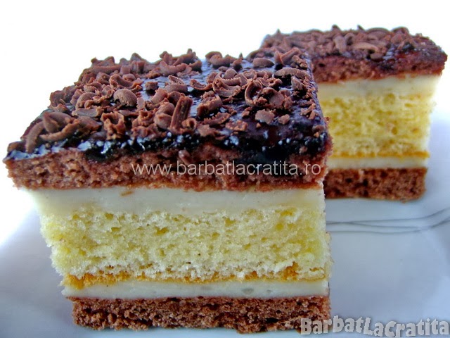 Prăjitură televizor cu foi şi cremă | Rețete BărbatLaCratiță