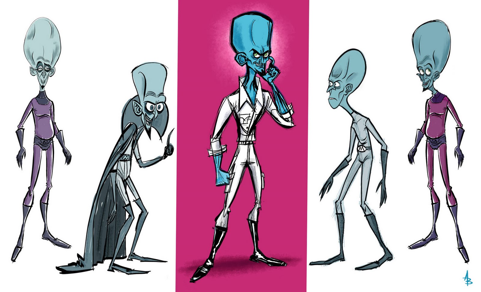 Living Lines Library: Megamind (2010) - Concept Art, Megamind