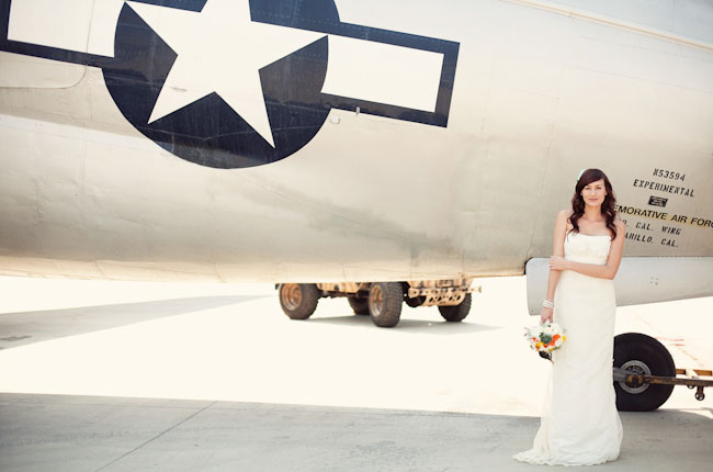 Life of a Vintage Lover: "Love Birds" An Aviation Inspired Wedding